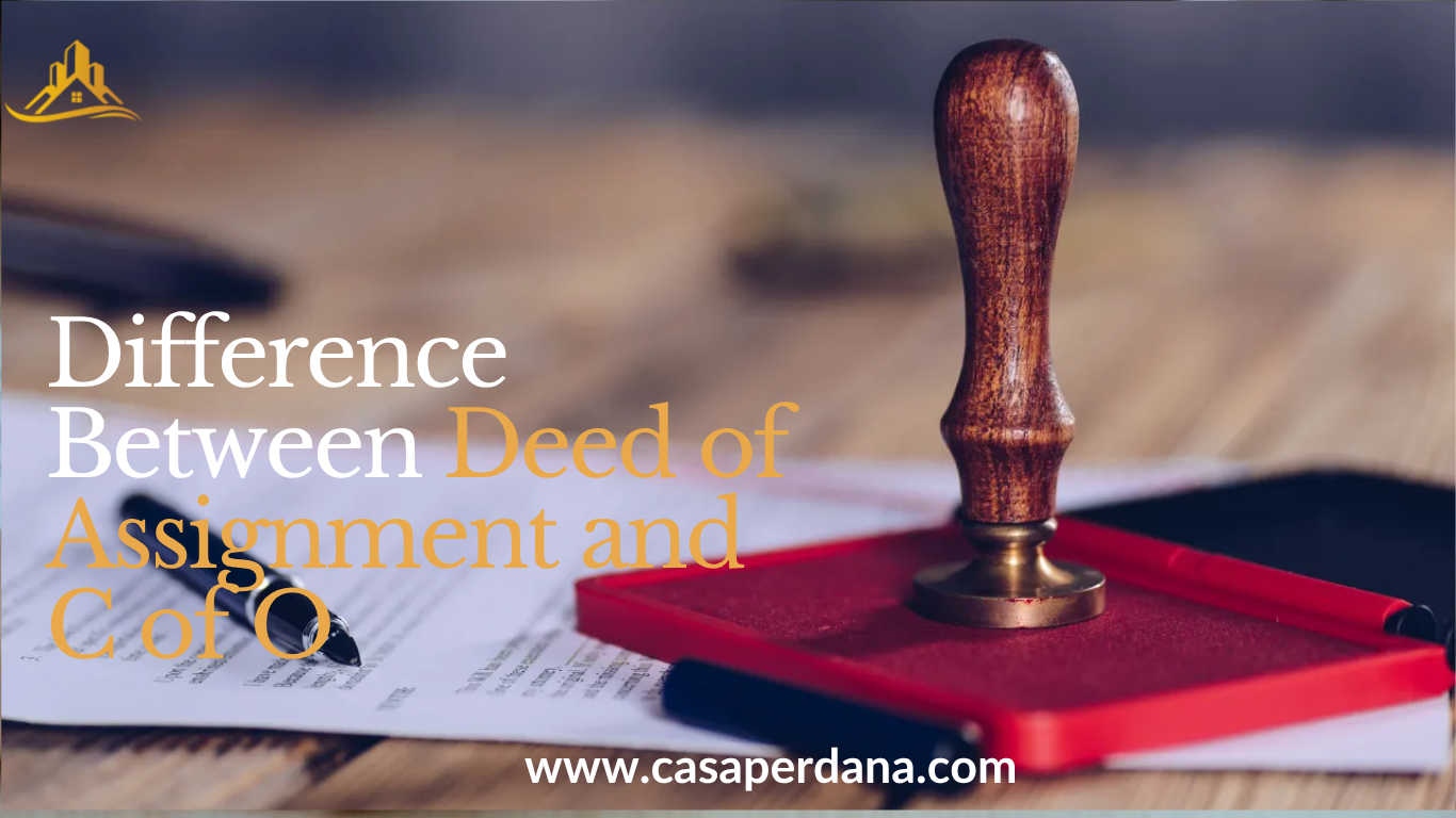 Difference Between Deed of Assignment and C of O